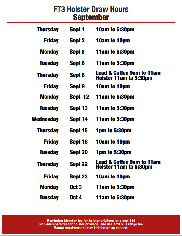 Holster Draw Certification Course | FT3 Tactical - Orange County ...